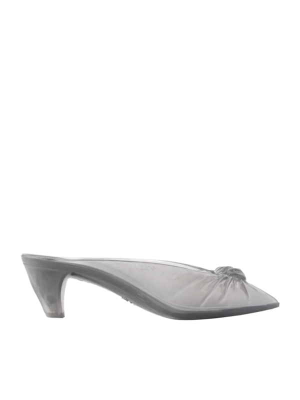 Chloé Ruched Tpu Mules - Gray