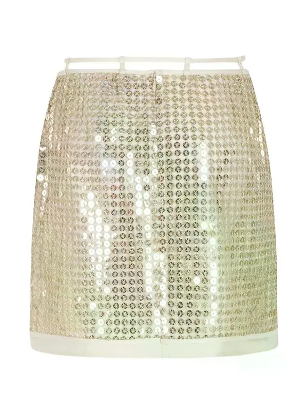 ISABELLE BLANCHE Sequin-embellished Mini Skirt