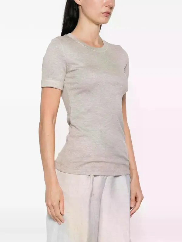 Peserico Embellished Round Neck T-shirt