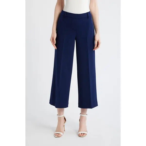Anne Klein Wide Leg Crop Pants