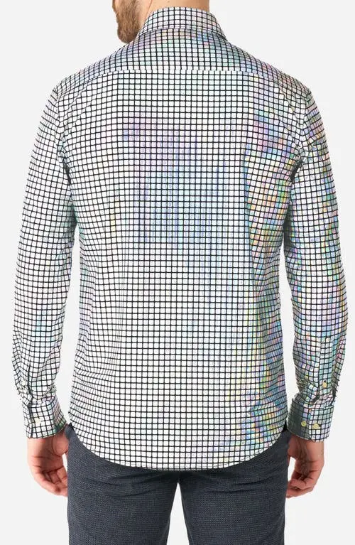 Opposuits Discoballer Modern Tailored Fit Button-up Shirt