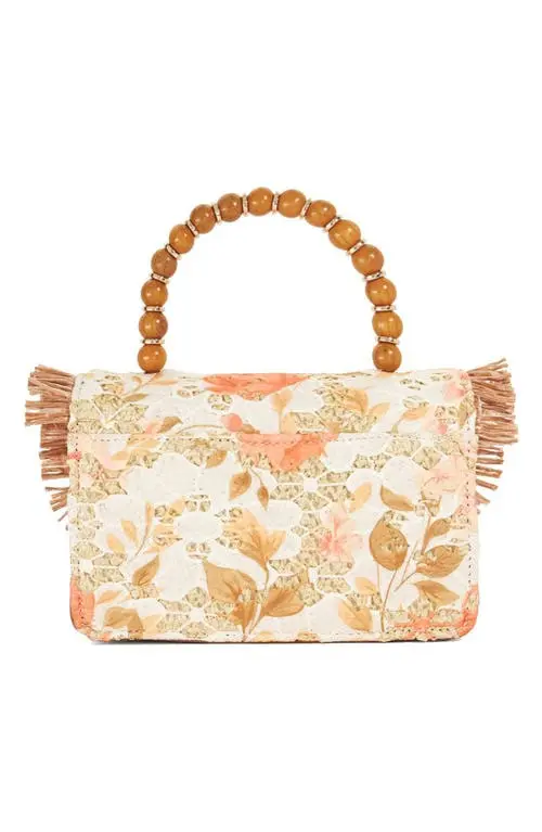 Dune London Blooms Raffia Handheld Bag