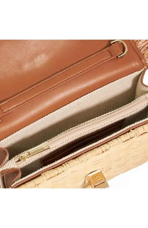 Dune London Blooms Raffia Handheld Bag