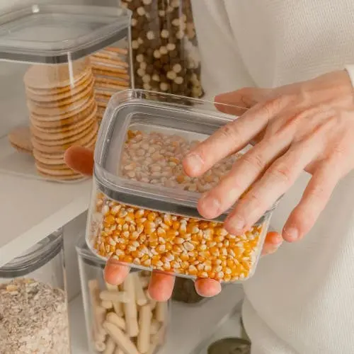OU Airtight Stackable Food Storage Container With Leak Proof Lid