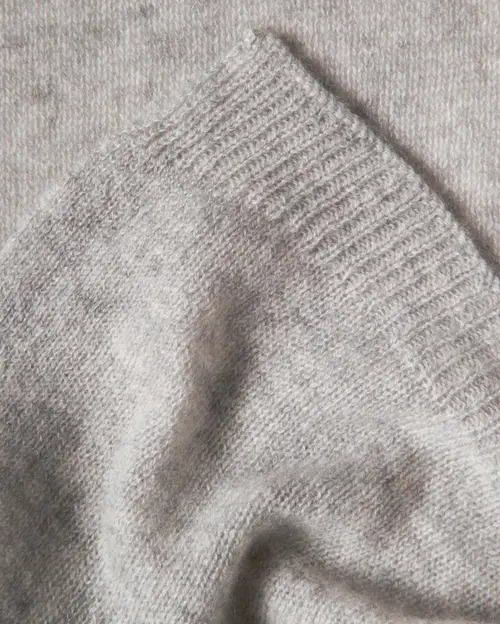 MONTICELLI CASHMERE Pure Cashmere Wrap Scarf - Light Grey
