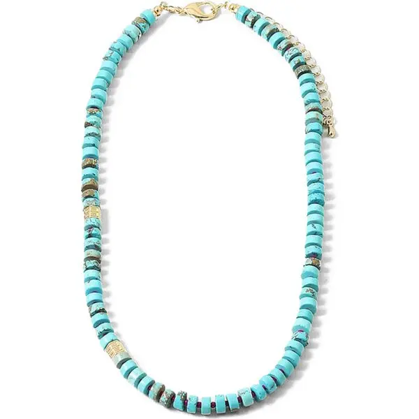 ERIN MCDERMOTT JEWELRY Gemstone Turquoise Necklace - Blue