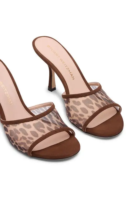 STUART WEITZMAN Bare It All Slide Sandal - Classic/cigar