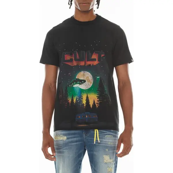 CULT OF INDIVIDUALITY Aliens Oversize Graphic T-shirt