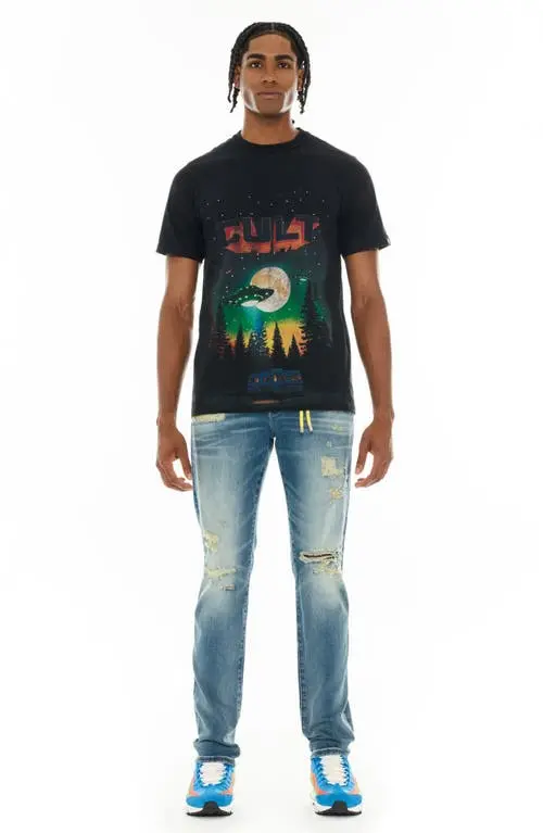 CULT OF INDIVIDUALITY Aliens Oversize Graphic T-shirt