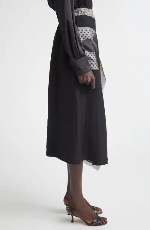 JASON WU Collage Printed Midi Skirt