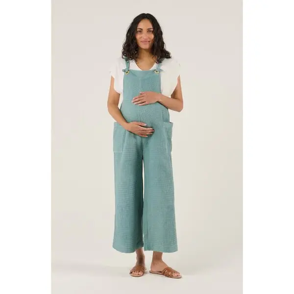 CACHE COEUR Maternity And Nursing Dungaree Maya - Green
