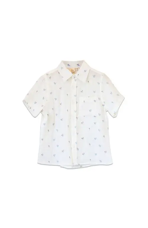 BEET WORLD Collar Shirt - Off White