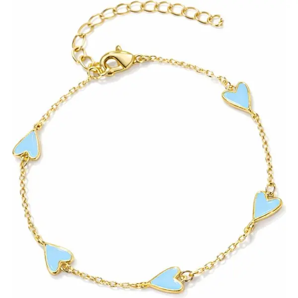DONATELLO GIAN Heart Charm Bracelet - Gold