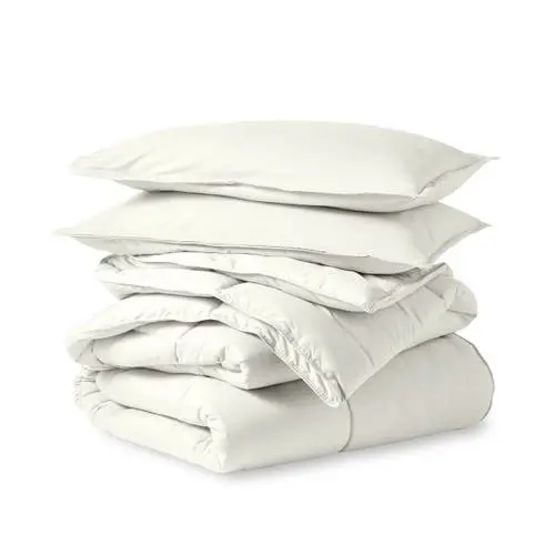 BARE HOME All-season Down Alternative Comforter Set - Cream