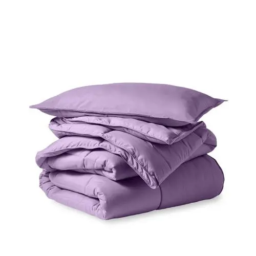BARE HOME All-season Down Alternative Comforter Set - Lavender