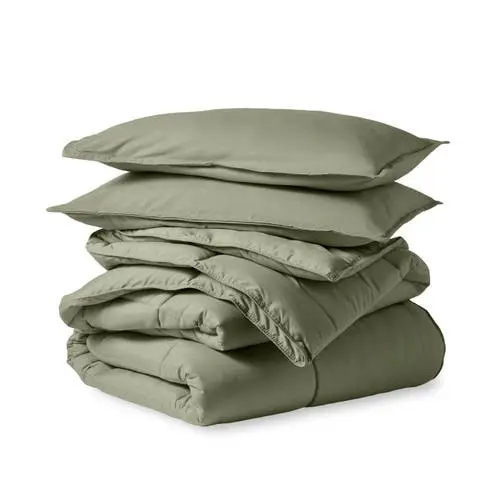 BARE HOME All-season Down Alternative Comforter Set - Sage