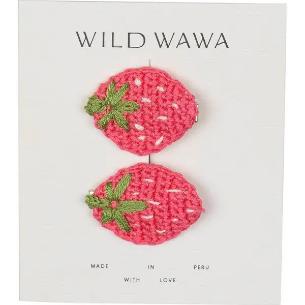 WILD WAWA Bows Tutu Romper - Strawberries