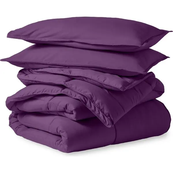BARE HOME All-season Down Alternative Comforter Setoversized Queen - Lavender
