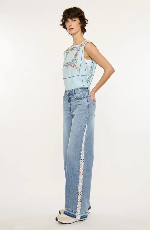 KANCAN Carollyn High-rise Wide-leg Jeans