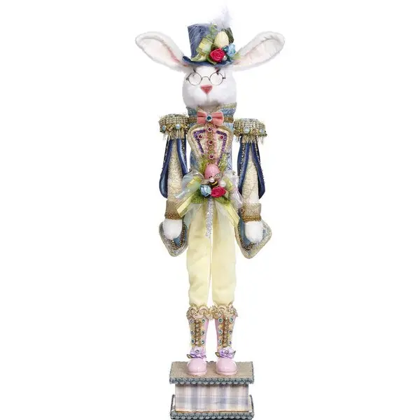 MARK ROBERTS Rabbit Nutcracker Yellow - Soft Yellow