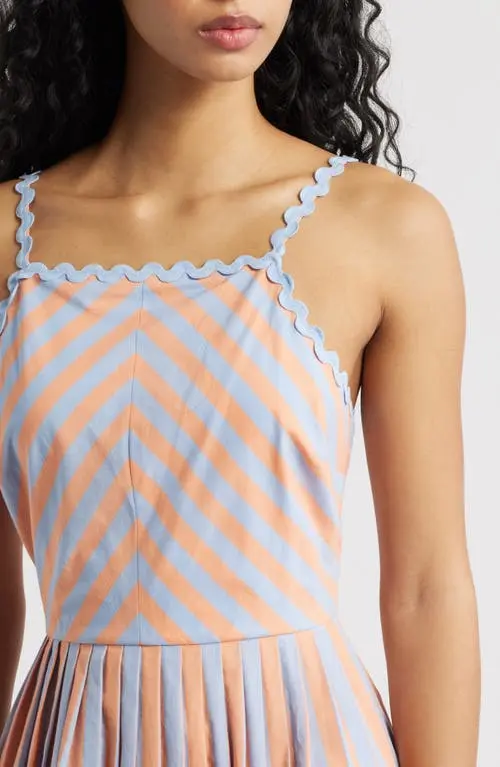 Saylor Imelda Stripe Cotton Fit & Flare Sundress