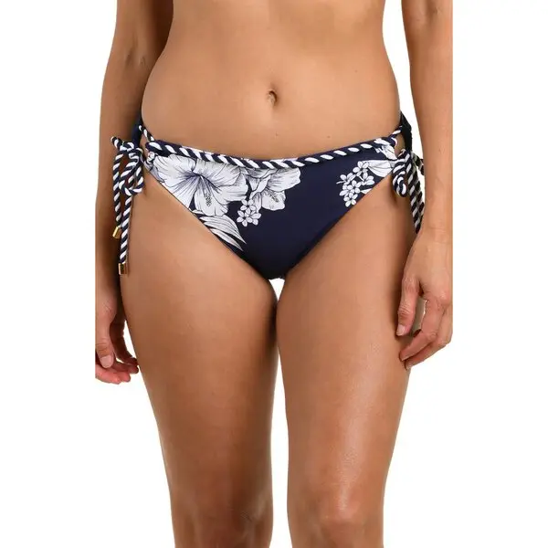 La Blanca Mariner Side Tie Bikini Bottoms - Indigo