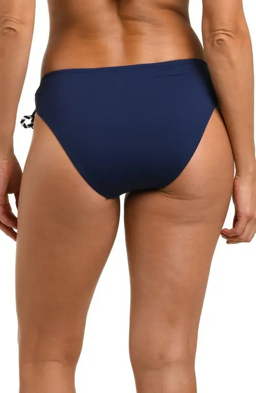 La Blanca Mariner Side Tie Bikini Bottoms - Indigo