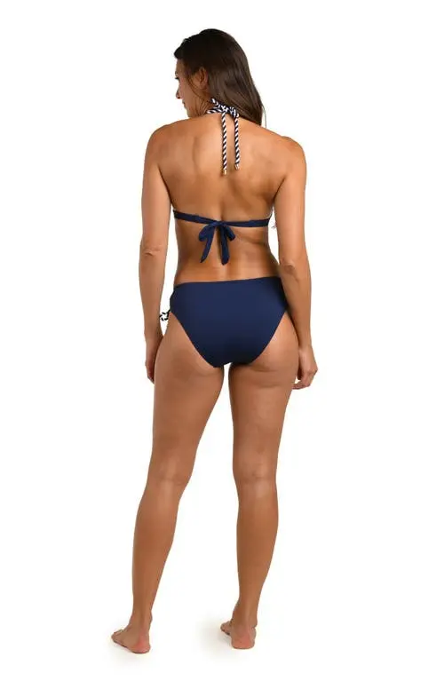 La Blanca Mariner Side Tie Bikini Bottoms - Indigo