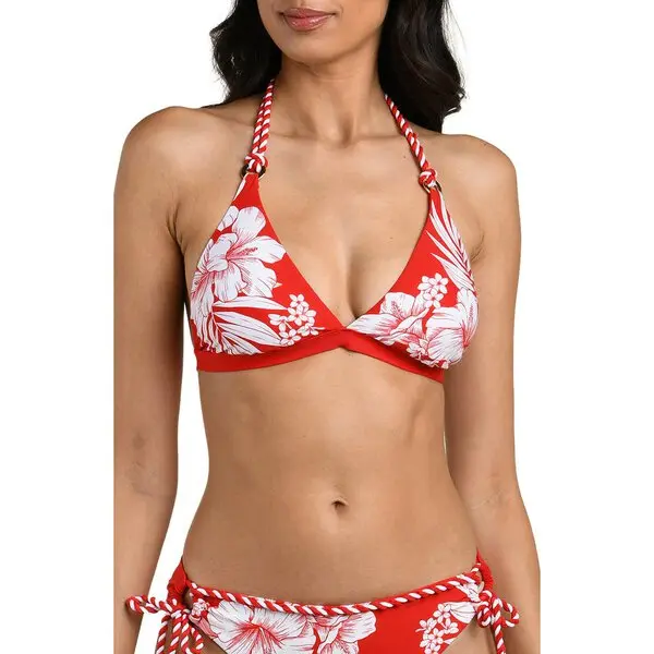 La Blanca Mariner Halter Bikini Top - Ruby