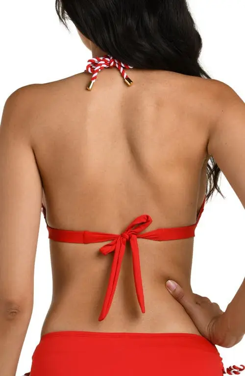 La Blanca Mariner Halter Bikini Top - Ruby
