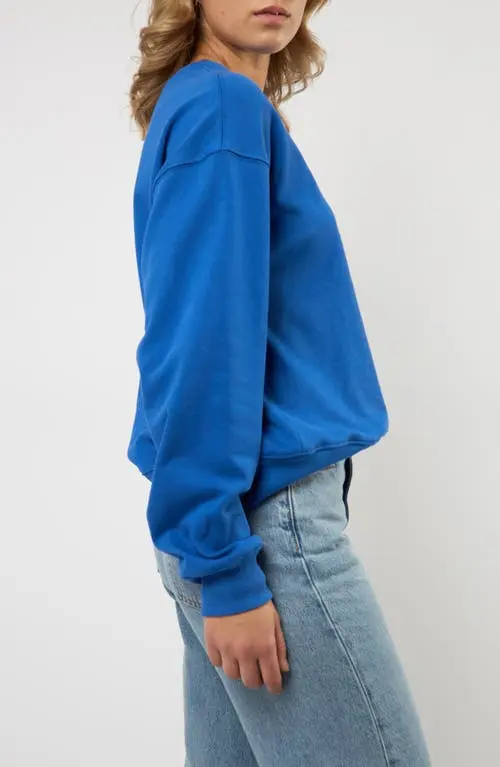 VIENS AVEC MOI Le Ski Cotton Graphic Sweatshirt