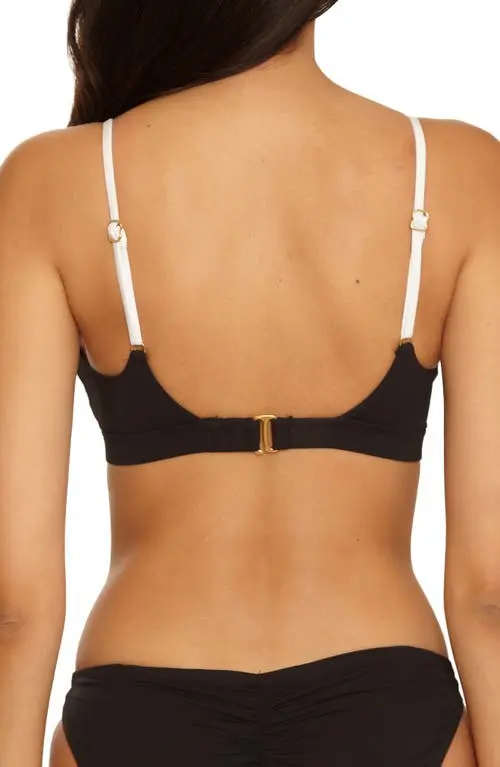 BECCA By Rebecca Virtue Sport Mode Bralette Bikini Top