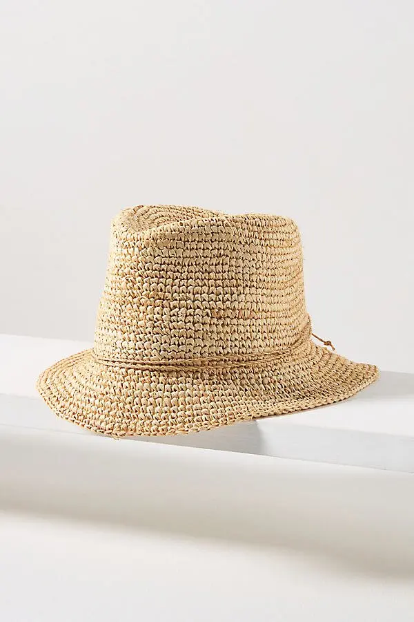 San Diego Hat Floppy-brim Straw Bucket Hat - Neutral