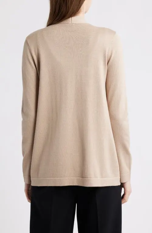 Anne Klein Chatham Open Front Cardigan - Latte