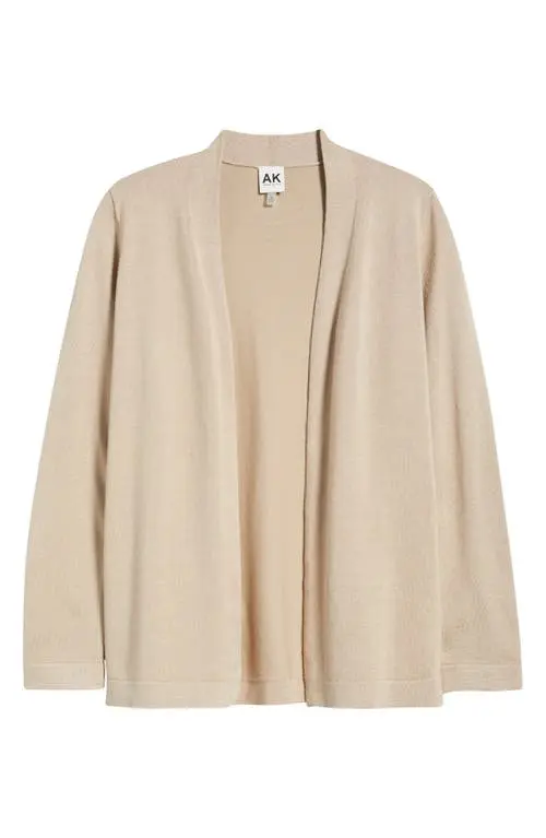 Anne Klein Chatham Open Front Cardigan - Latte