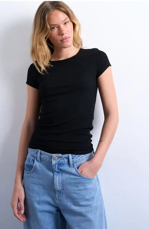 Topshop Fitted Rib T-shirt