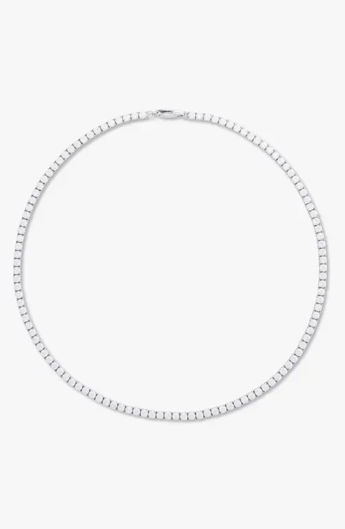 CUFFED BY NANO Tennis Necklace - Silver