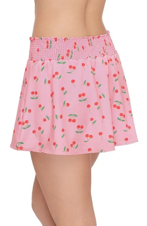 STEVIE Smocked Waist Mini Skirt