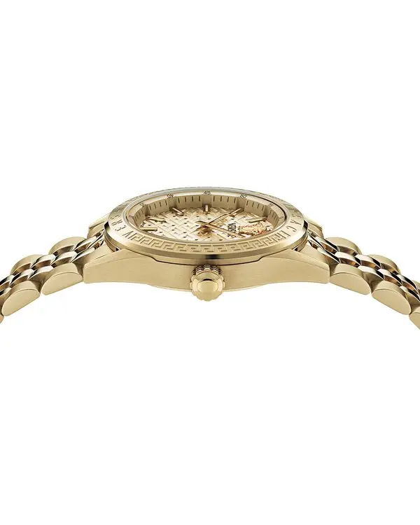 Versace V-code Bracelet Watch 36mm - Gold