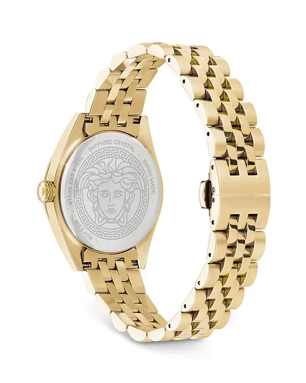 Versace V-code Bracelet Watch 36mm - Gold