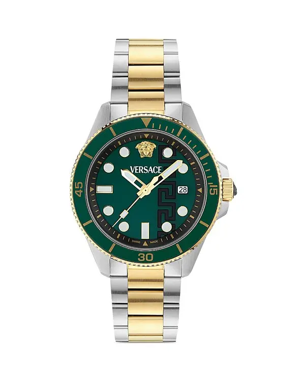 Versace Greca Force 42mm Watch - Two Tone
