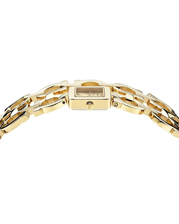 FERRAGAMO Double Gancini Catwalk 19mm Watch - Gold