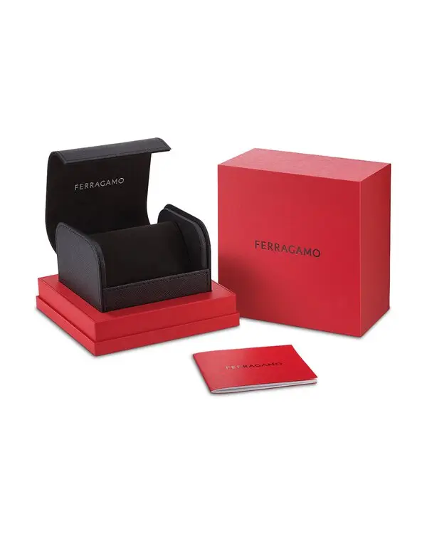 FERRAGAMO Double Gancini Catwalk 19mm Watch - Gold
