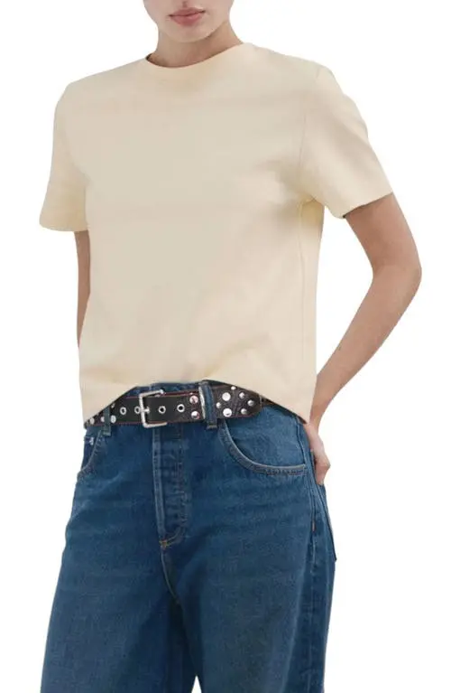 Mango Short Sleeve T-shirt - Vanilla