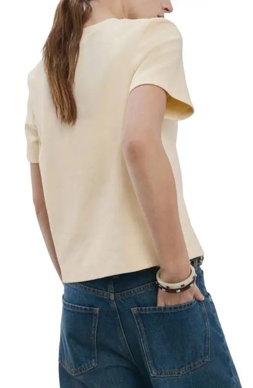 Mango Short Sleeve T-shirt - Vanilla