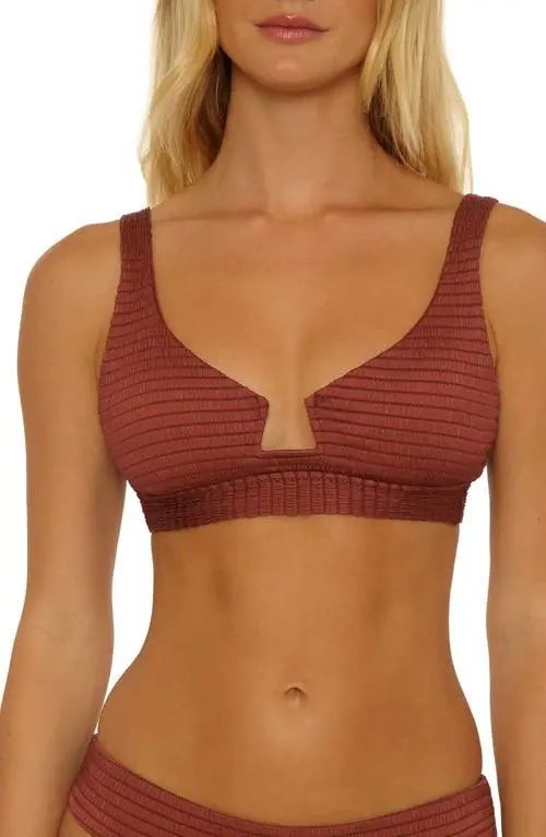 ISABELLA ROSE Maza Underwire Bikini Top - Chestnut