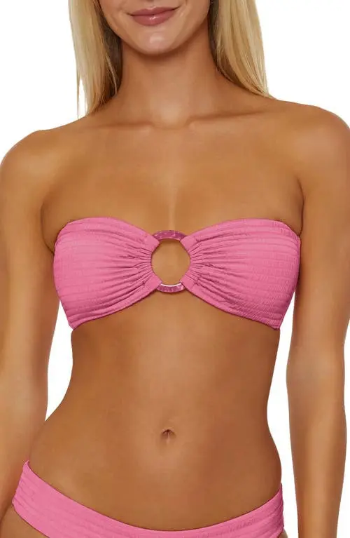 ISABELLA ROSE Maza O-ring Bandeau Bikini Top - Rosy