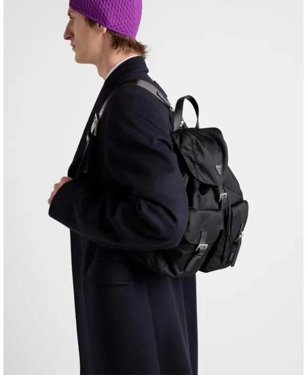 Prada Re-nylon Backpack - Black