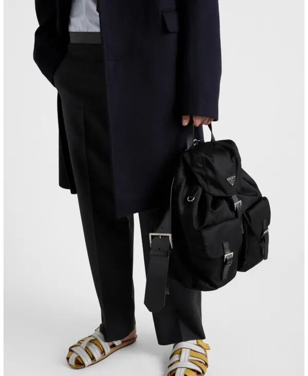 Prada Re-nylon Backpack - Black