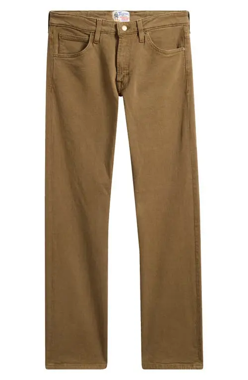 Tecovas Slim Straight Stretch Twill 5-pocket Pants - Olive